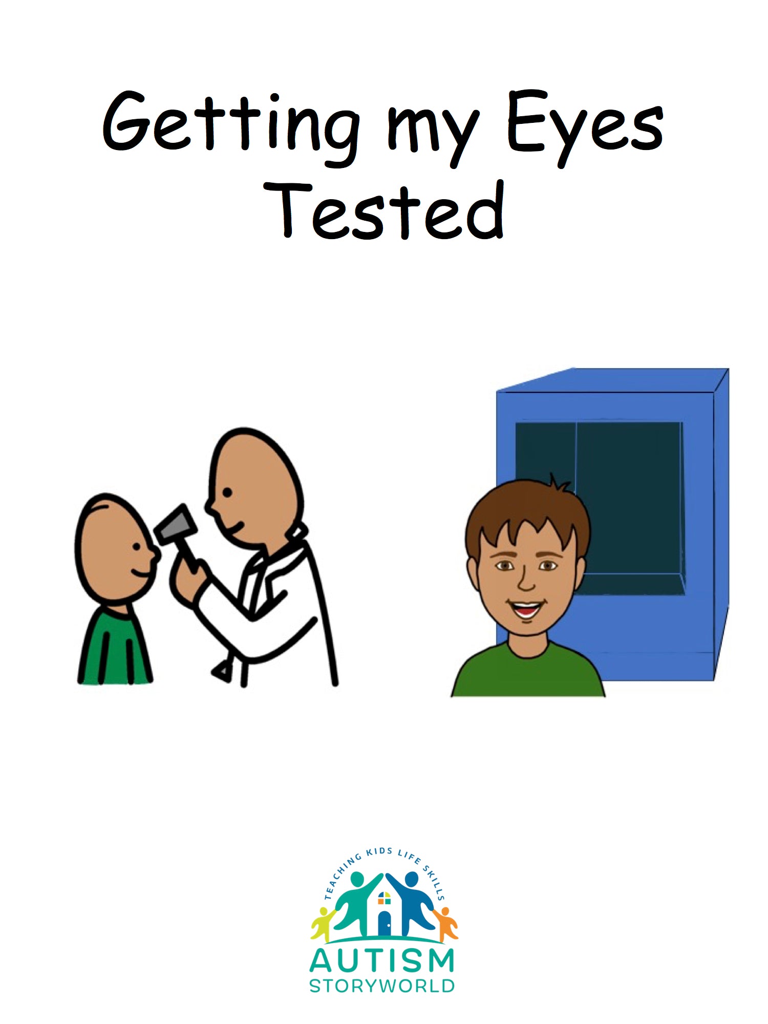 Getting my Eyes Tested - Autism Storyworld Getting my Eyes Tested - Autism Storyworld